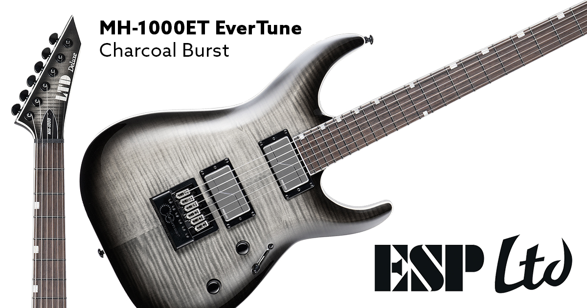 ESP LTD MH-1000 EverTune • Charcoal Burst