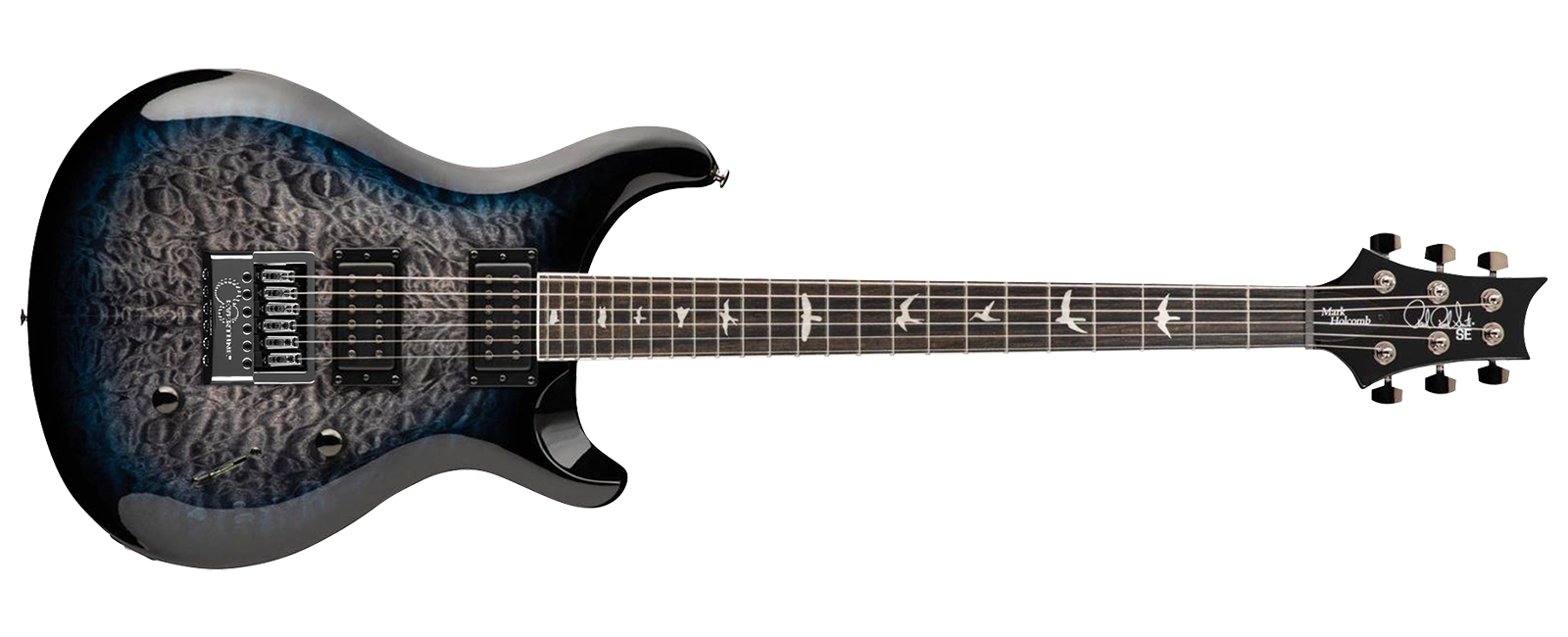 PRS SE Mark Holcomb (2023 Edition) • Holcomb Blue Burst • EverTune ...