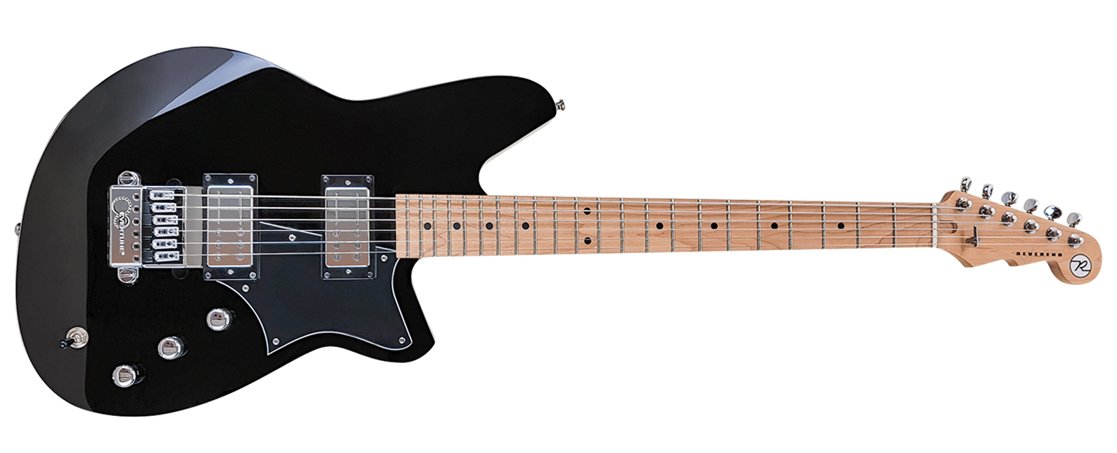 Reverend Descent RA • Midnight Black • EverTune AfterMarket Upgrade